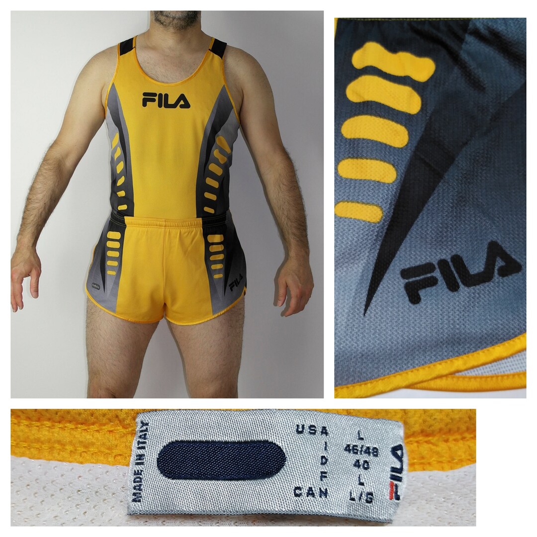 Made in Italy FILA 80s Set of Shorts and Tank Top Vintage Italian ...