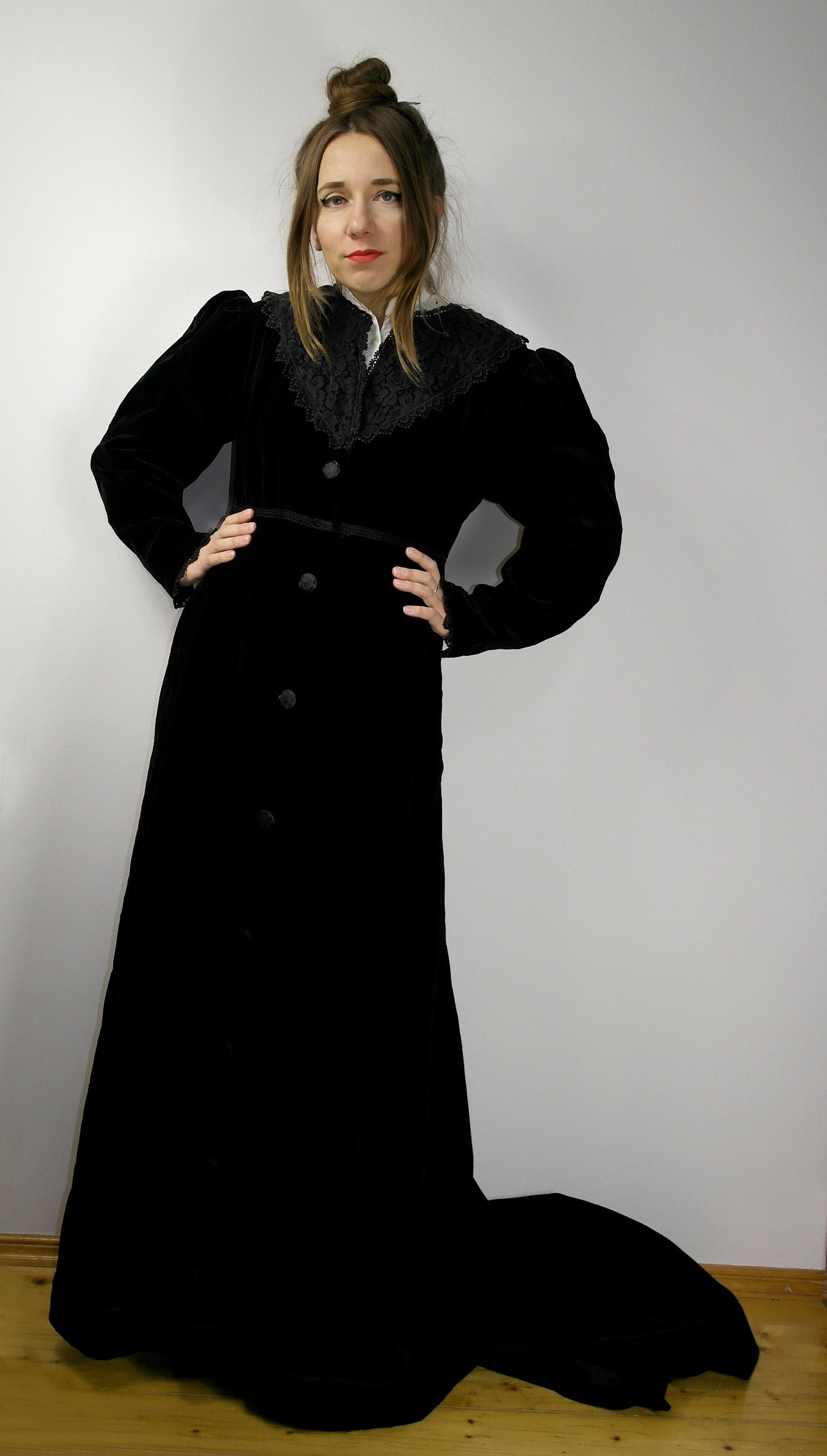 Swedish 80s Vintage Velvet Gothic Opera Cape Coat Theatre - Etsy