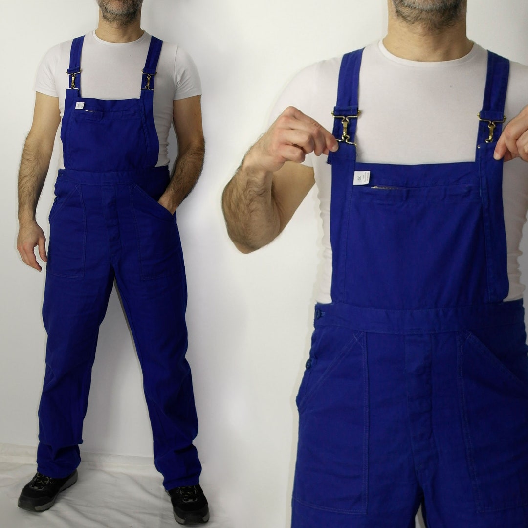 80s German Sanfor Worker Overalls Dungarees Boiler Suit Mechanic ...
