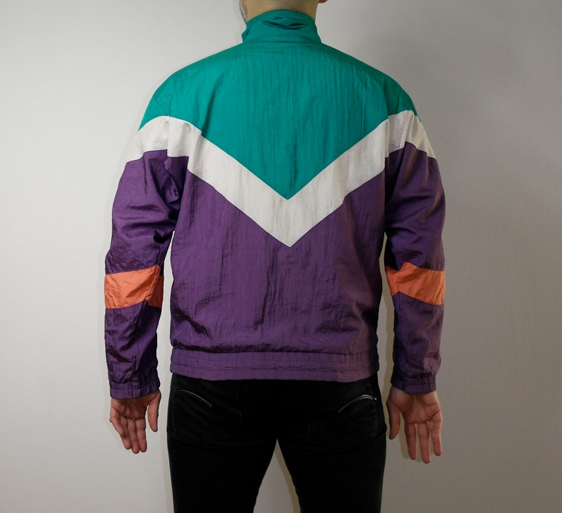 Vintage Usa Olympics JC Penny 90's Color Block Pullover Windbreaker ...