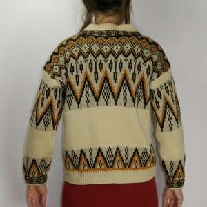 Vintage Nordstrikk Made in Norway Norwegian Folk Wool Sweater / Nordic Wool Pullover / Ethno ...