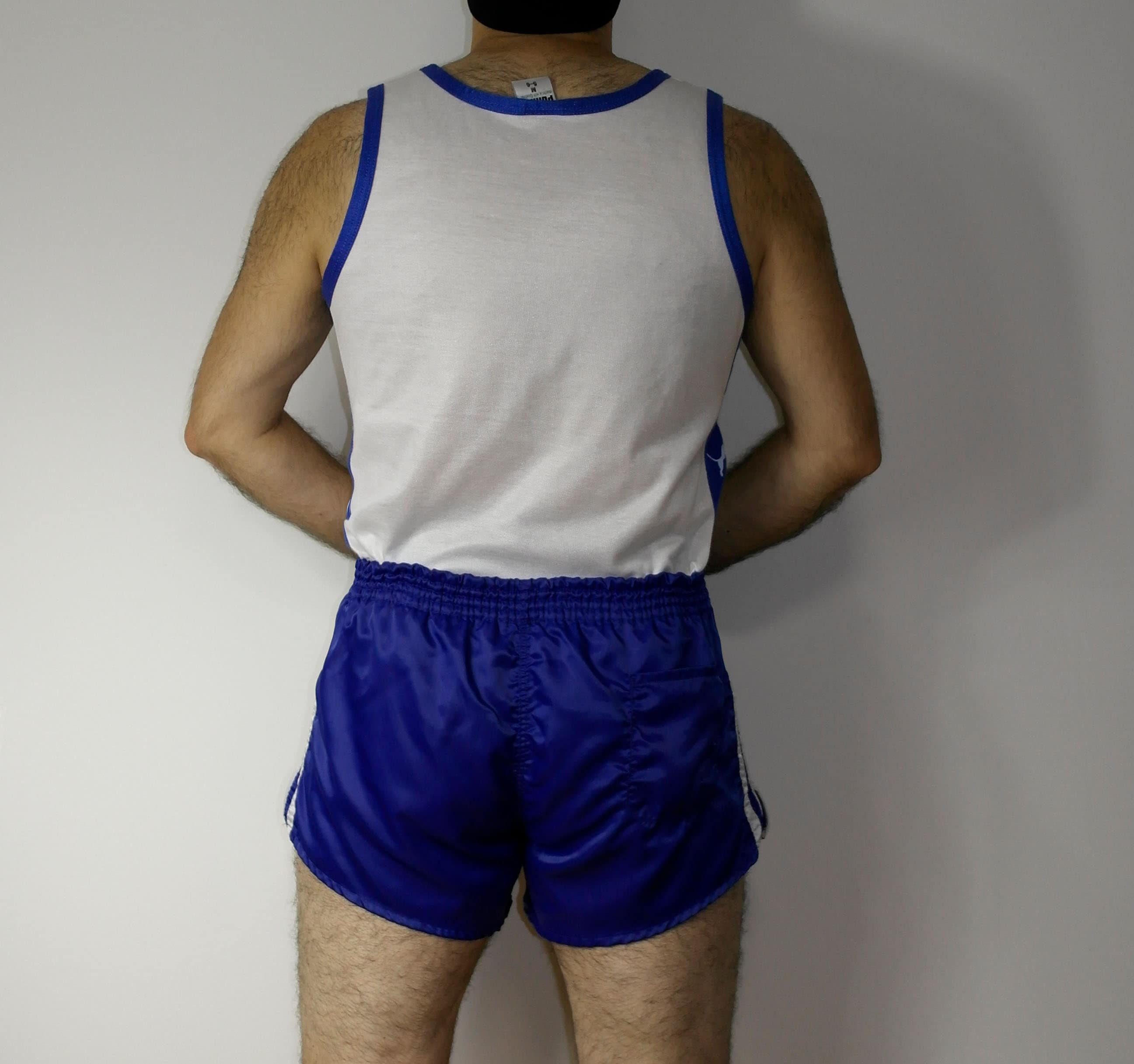 80s West Germany Adidas Soccer Sprinter Shorts Vintage Satin 3 Stripes ...