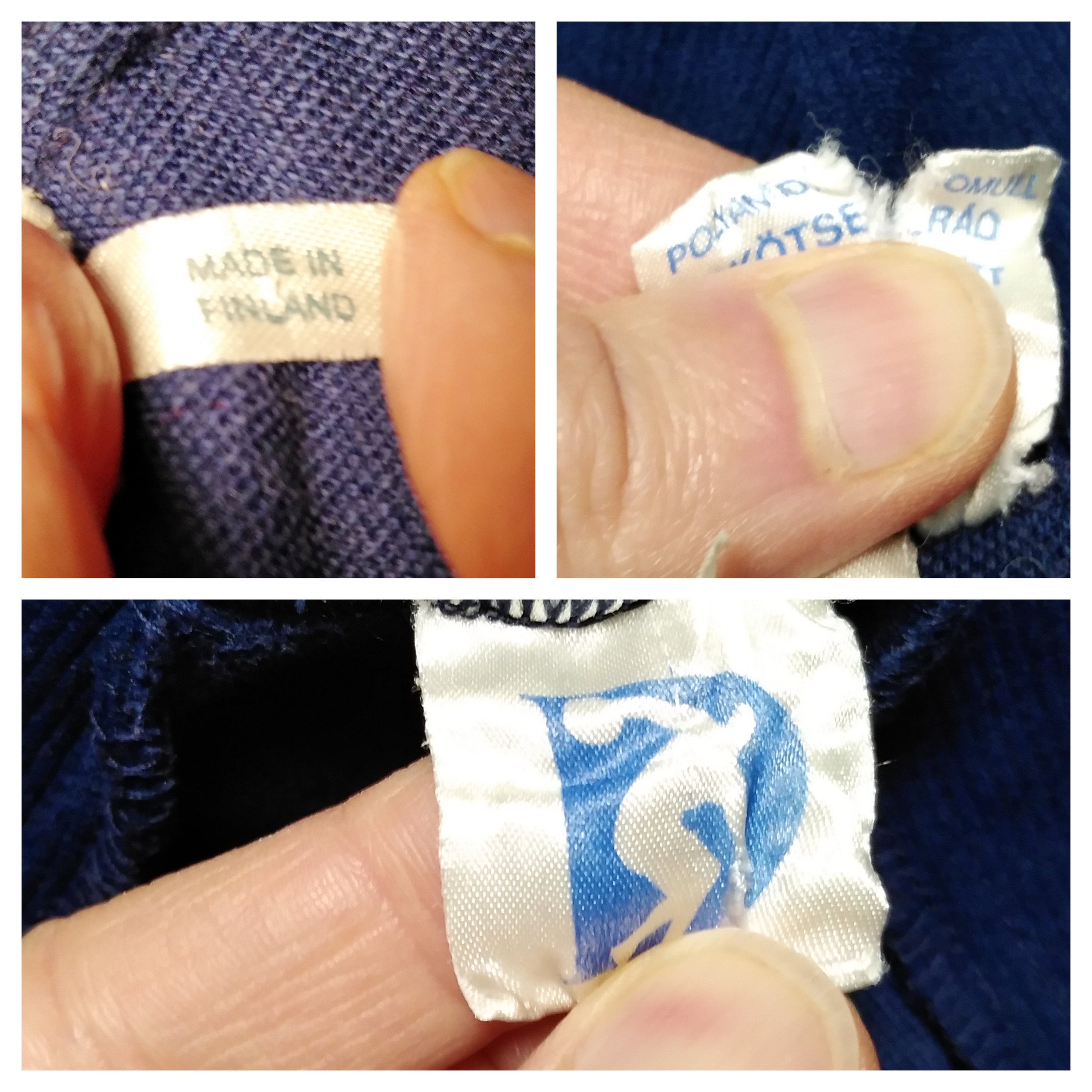 Finnish Vintage Ski Tracksuit One Piece Skiing Suit Warm up Size 46 ...