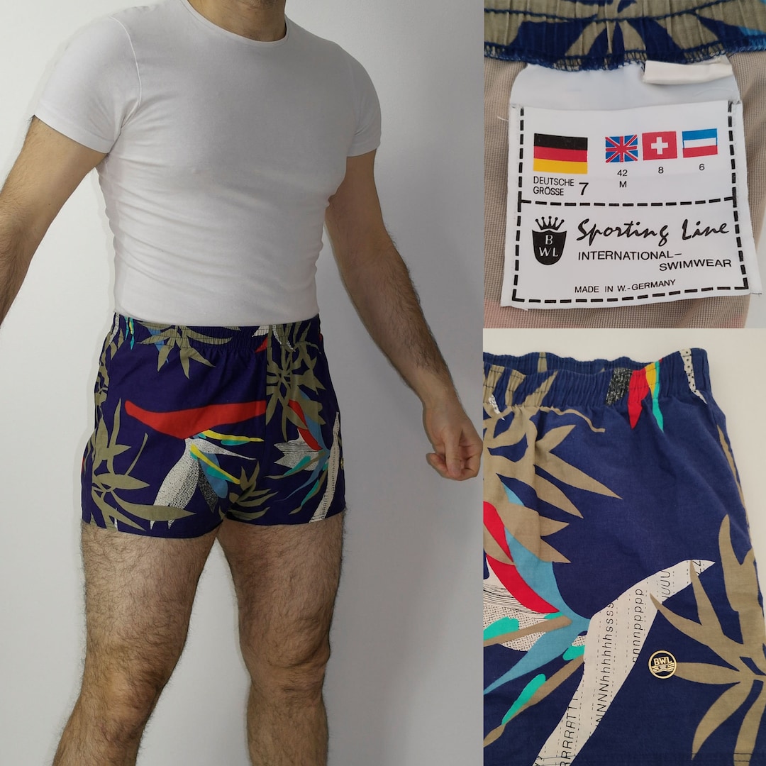 West Germany Colorful Shorts German Sportswear Training Sports Sprinter ...