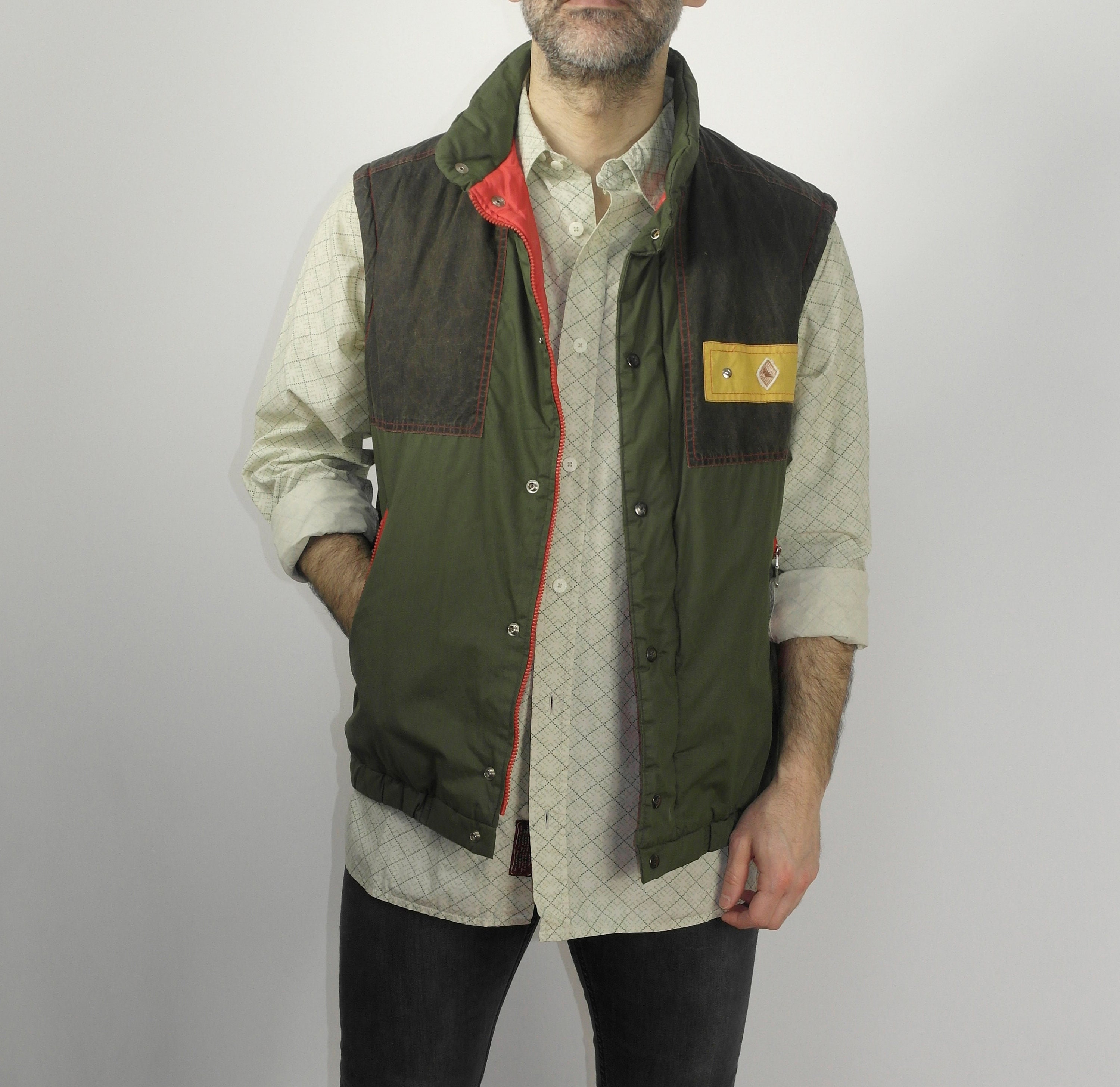 Vintage LUHTA Vest / Made in Finland Vest Size 46 - Etsy