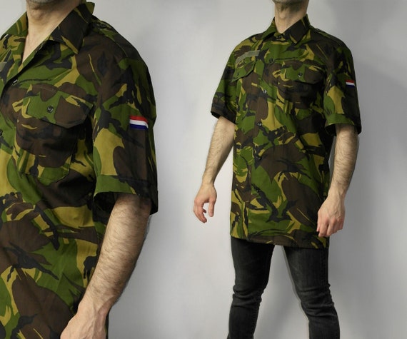 Vintage Dutch Field Jacket camouflage army military c… - Gem