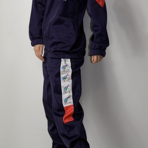 FRENCH Vintage Full Tracksuit Made in France Set Pants and Jacket Petit ...