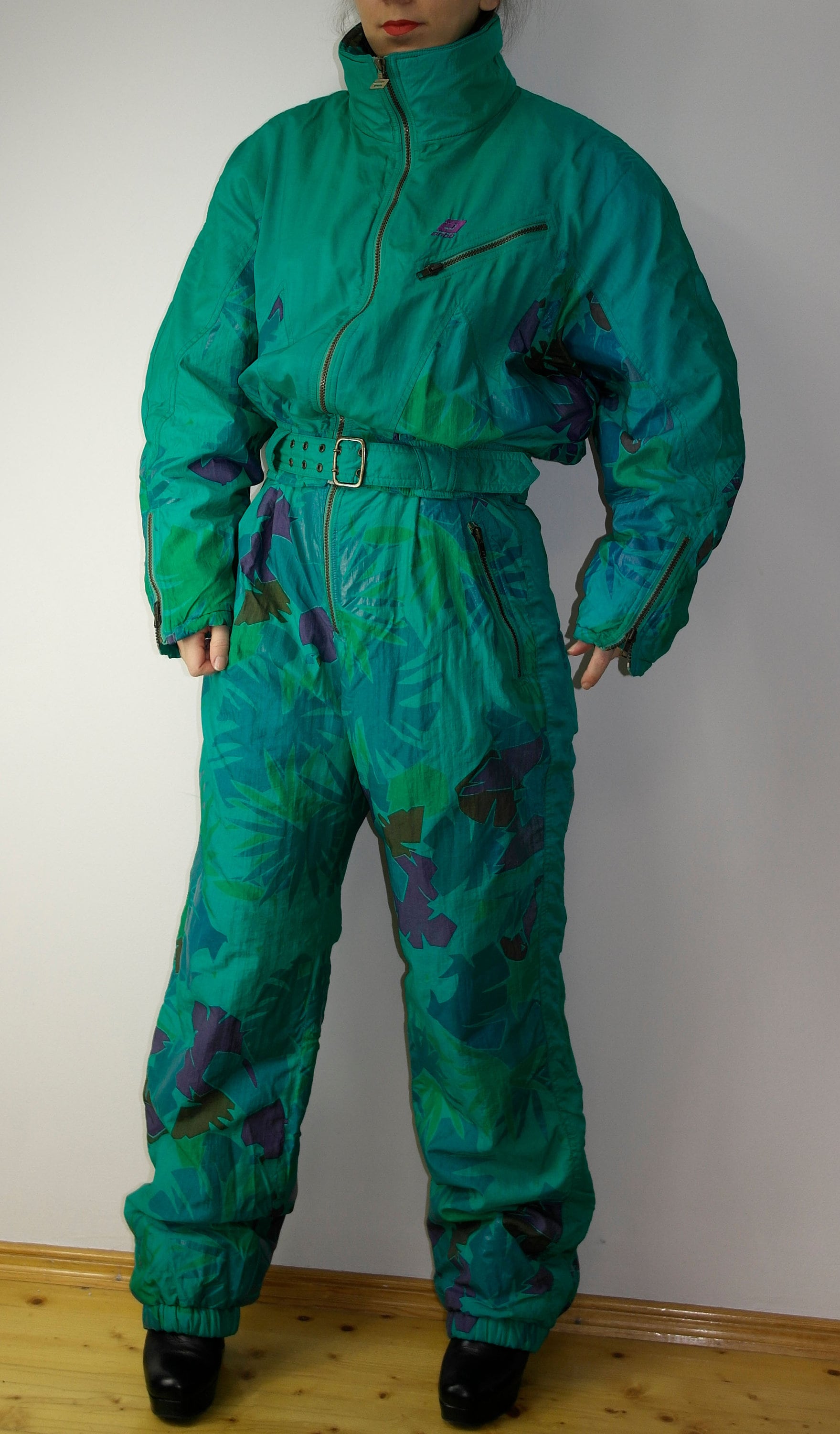 Vintage One Piece Ski Suit / 2 Piece Skiing Suit / Anba Skiing Costume ...