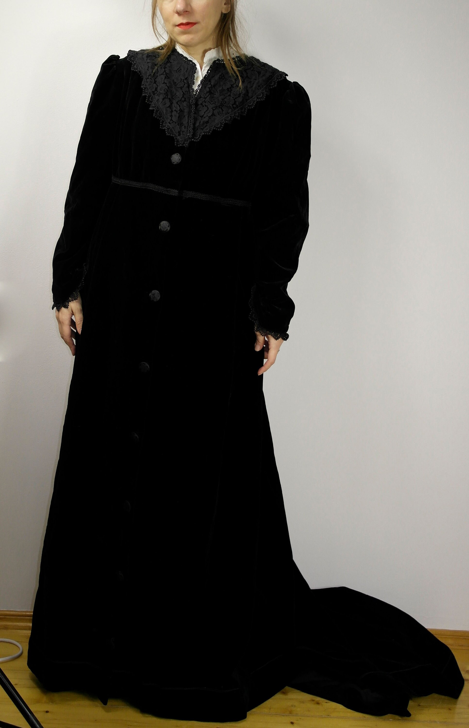 Swedish 80s Vintage Velvet Gothic Opera Cape Coat Theatre - Etsy