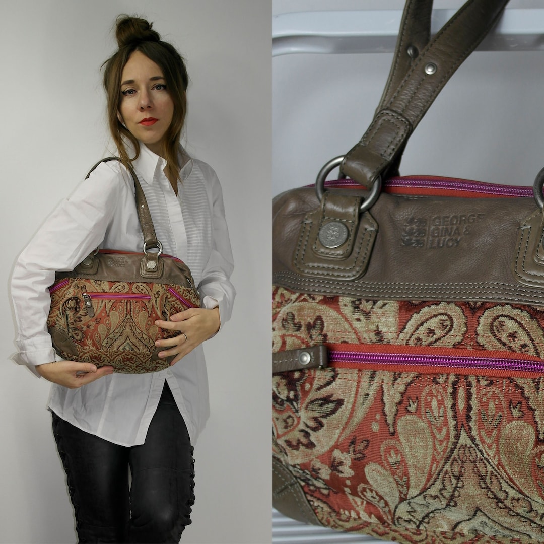George Gina Lucy GG&L Multi Pocket Tasche / Vintage Y2K Color Block GGL ...