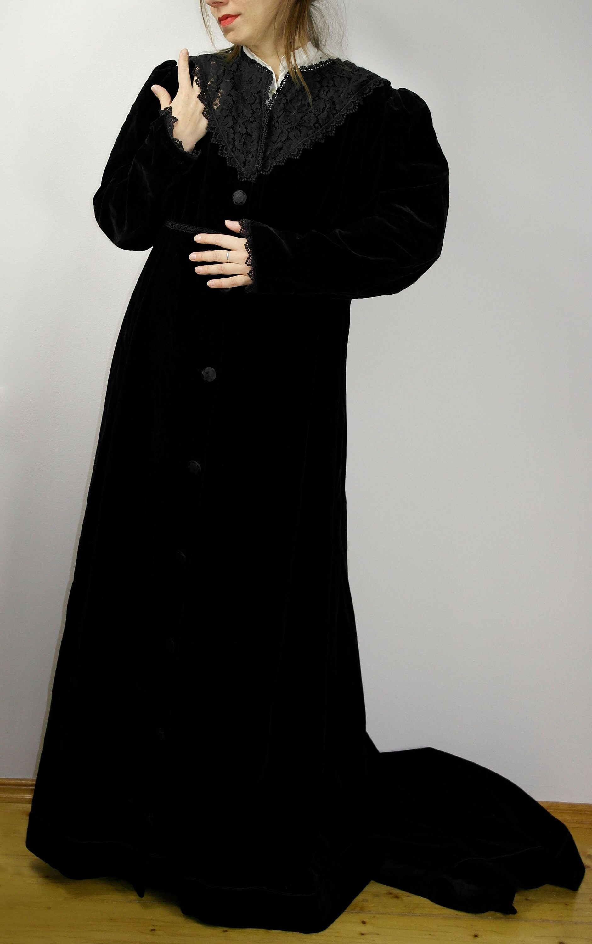 Swedish 80s Vintage Velvet Gothic Opera Cape Coat Theatre - Etsy