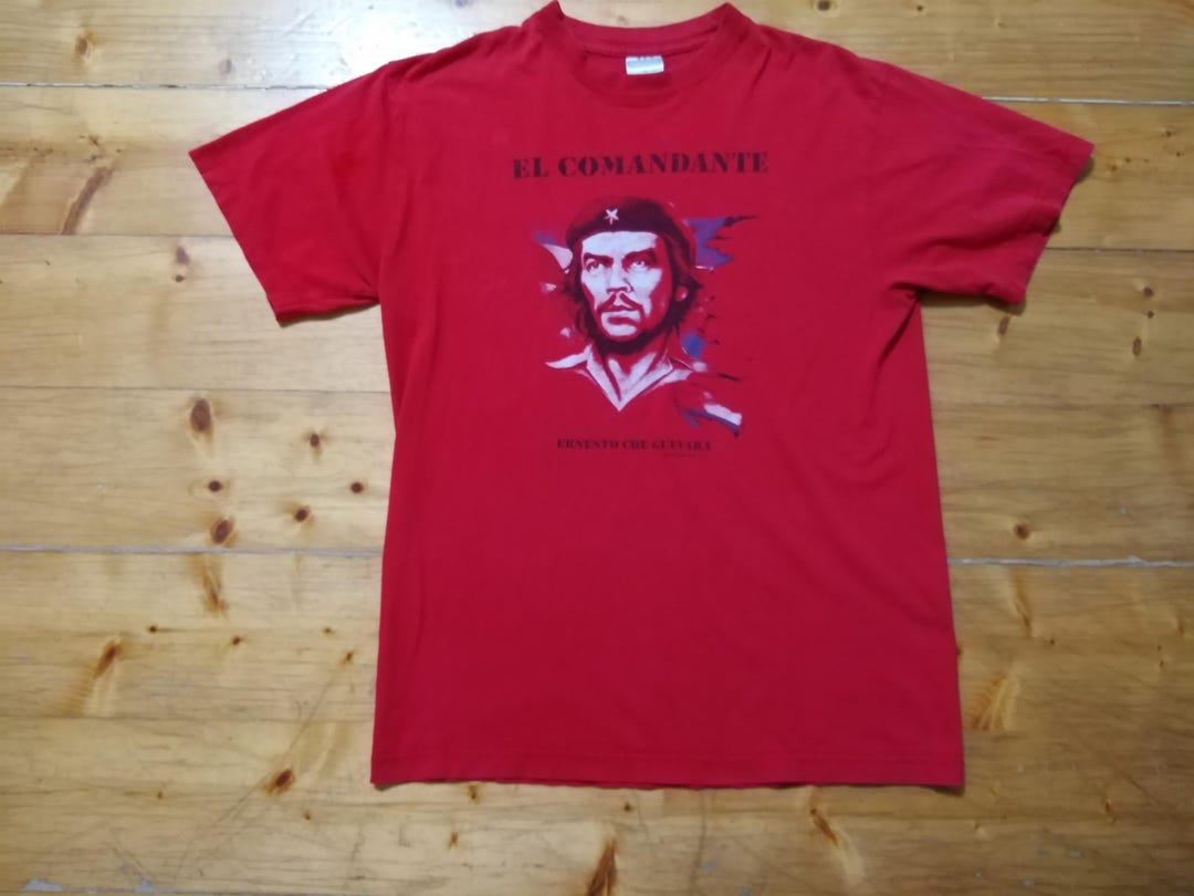 90s Che Guevara El Comandante Vintage Stedman T-shirt Size S - Etsy
