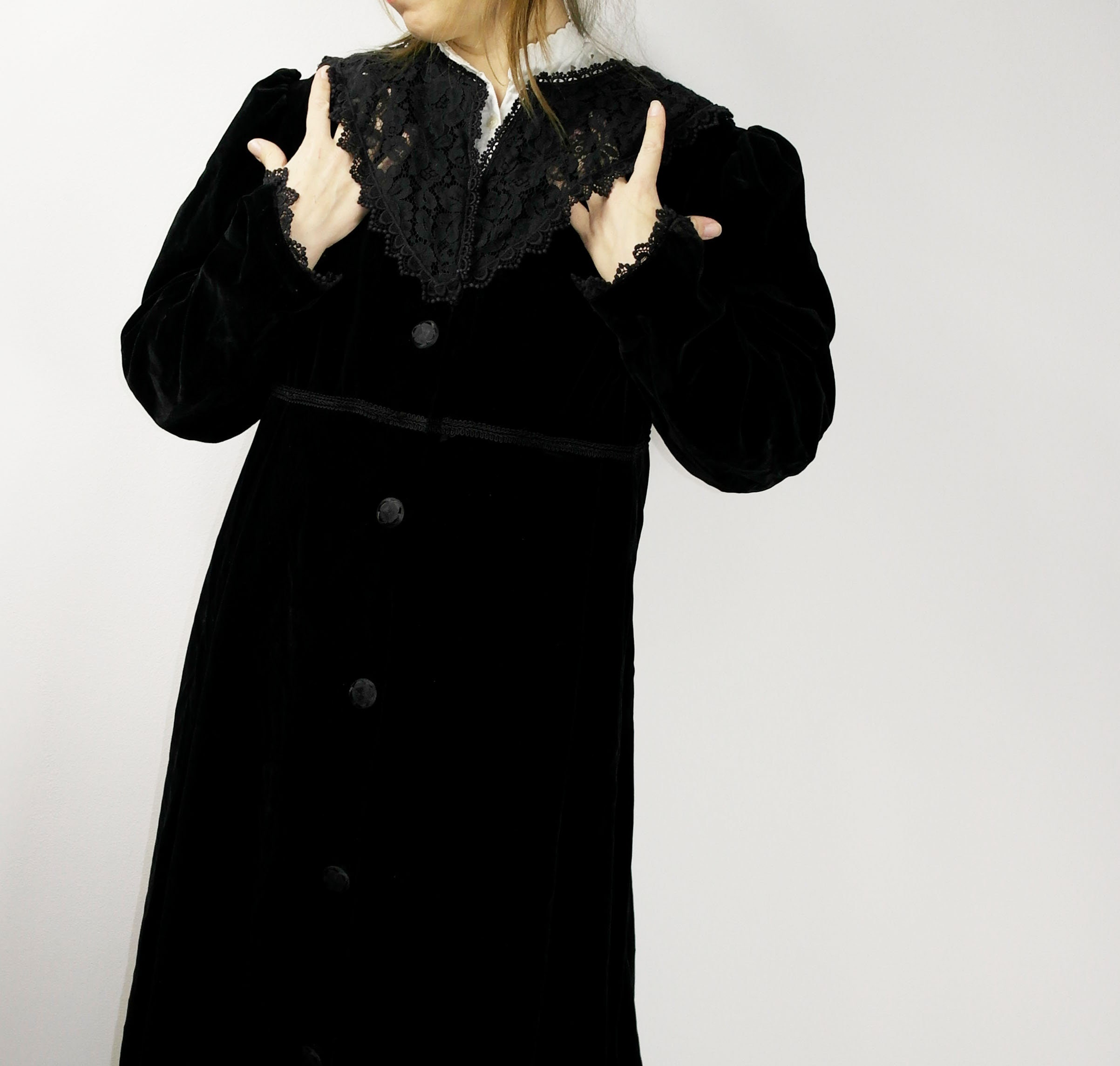 Swedish 80s Vintage Velvet Gothic Opera Cape Coat Theatre - Etsy