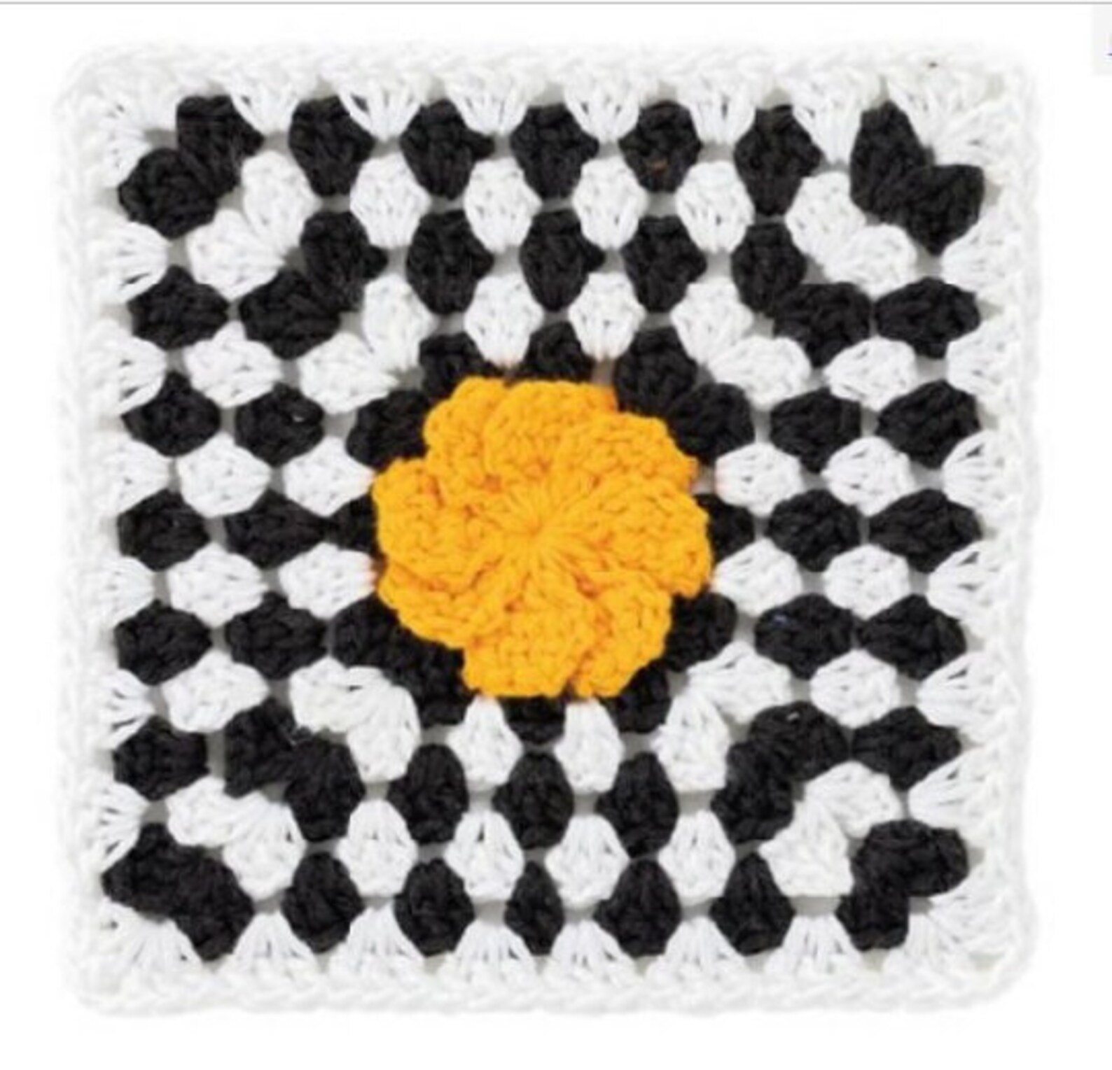 Flower Granny Square, Crochet Pattern PDF Digital Download Grandma's ...