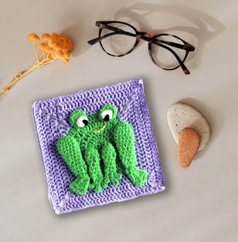 FROG Granny Square Crochet Pattern PDF Digital Download - Etsy