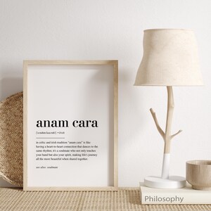 Irish Print, Anam Cara, Irish Home Decor, Ireland Print, Irish Wall Art ...
