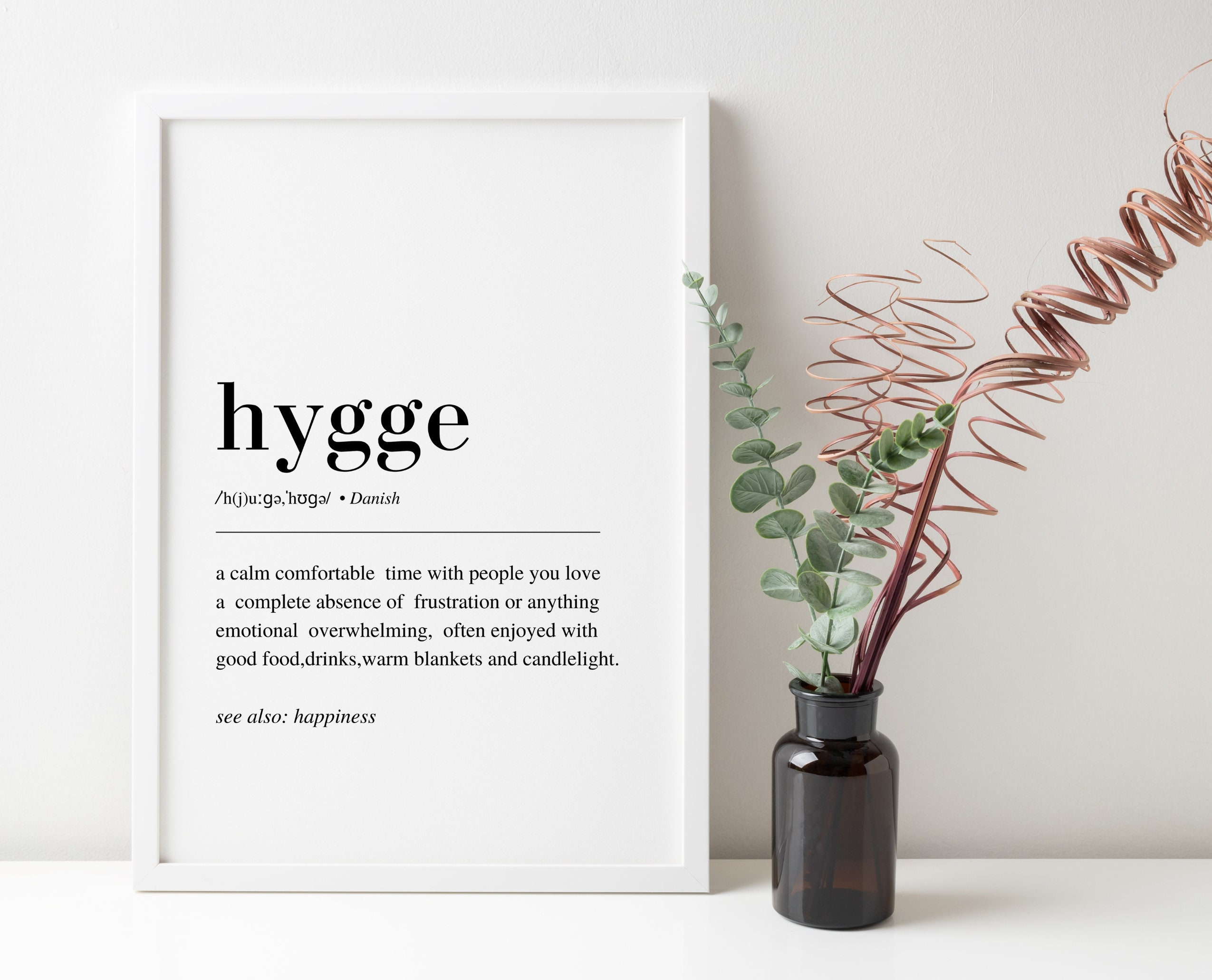 Hygge Definition Print Hygge Decor Hygge Print Scandinavian - Etsy