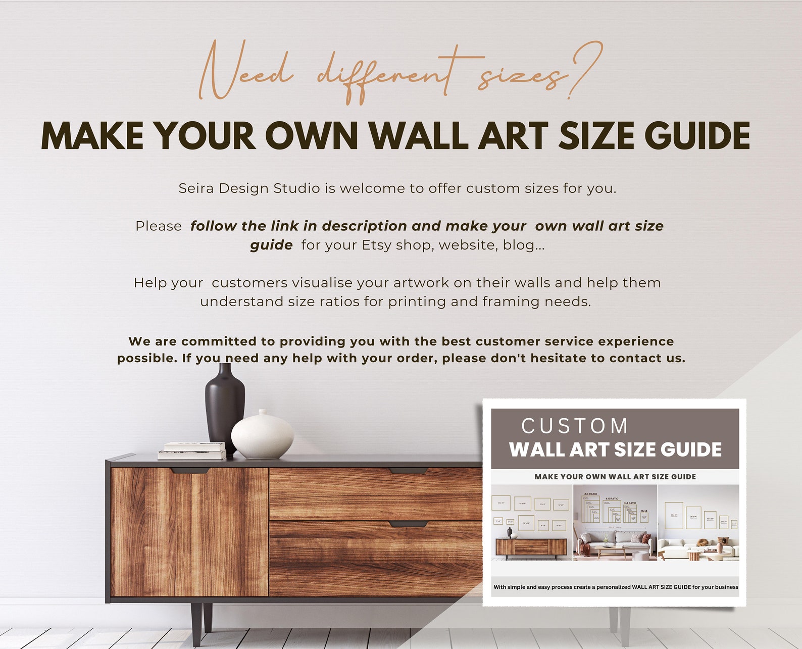 Wall Art Size Guide, Square Frame Sizes Guide, Canvas Size Guide ...