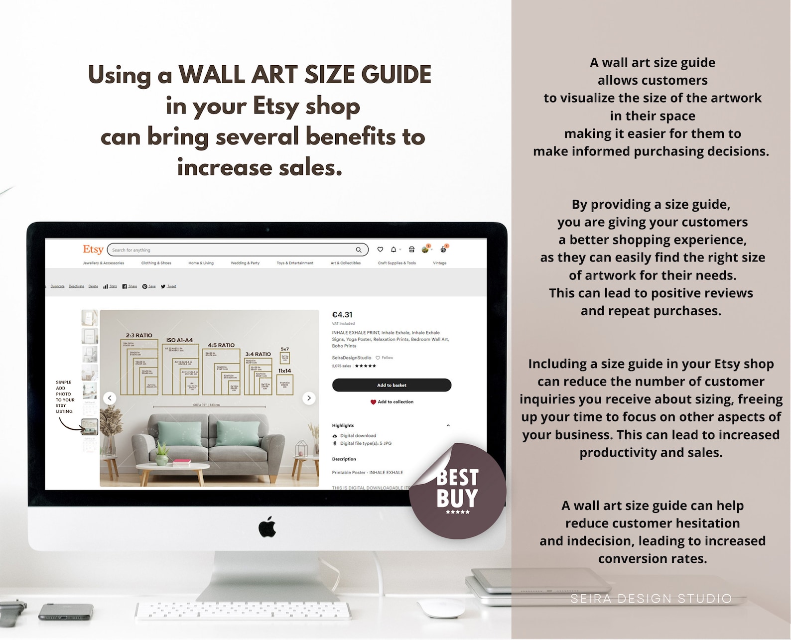 Wall Art Size Guide, Frame Size Guide, Print Size Guide, Comparison ...