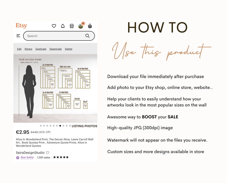 Wall Art Size Guide, Frame Size Guide, Print Size Guide, Comparison ...