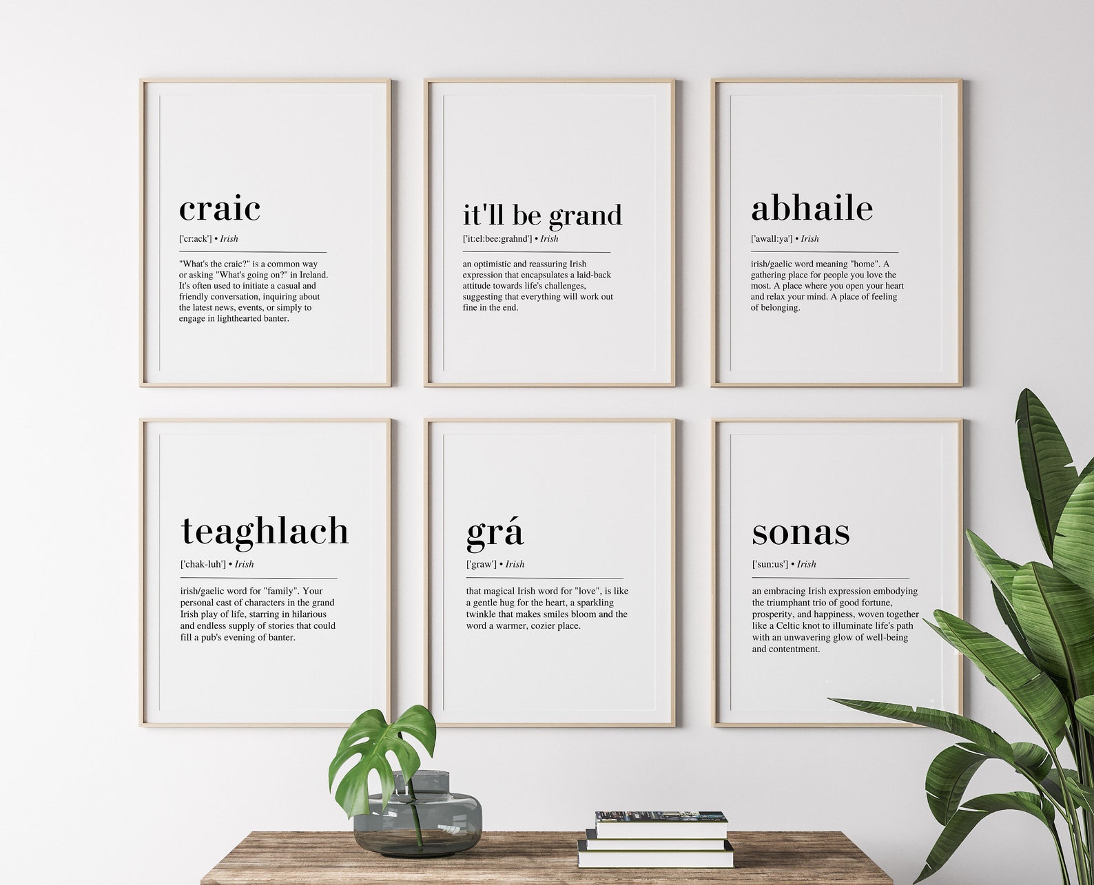Abhaile, It'll Be Grand, Irish Print, Irish Home Decor, Ireland Print ...