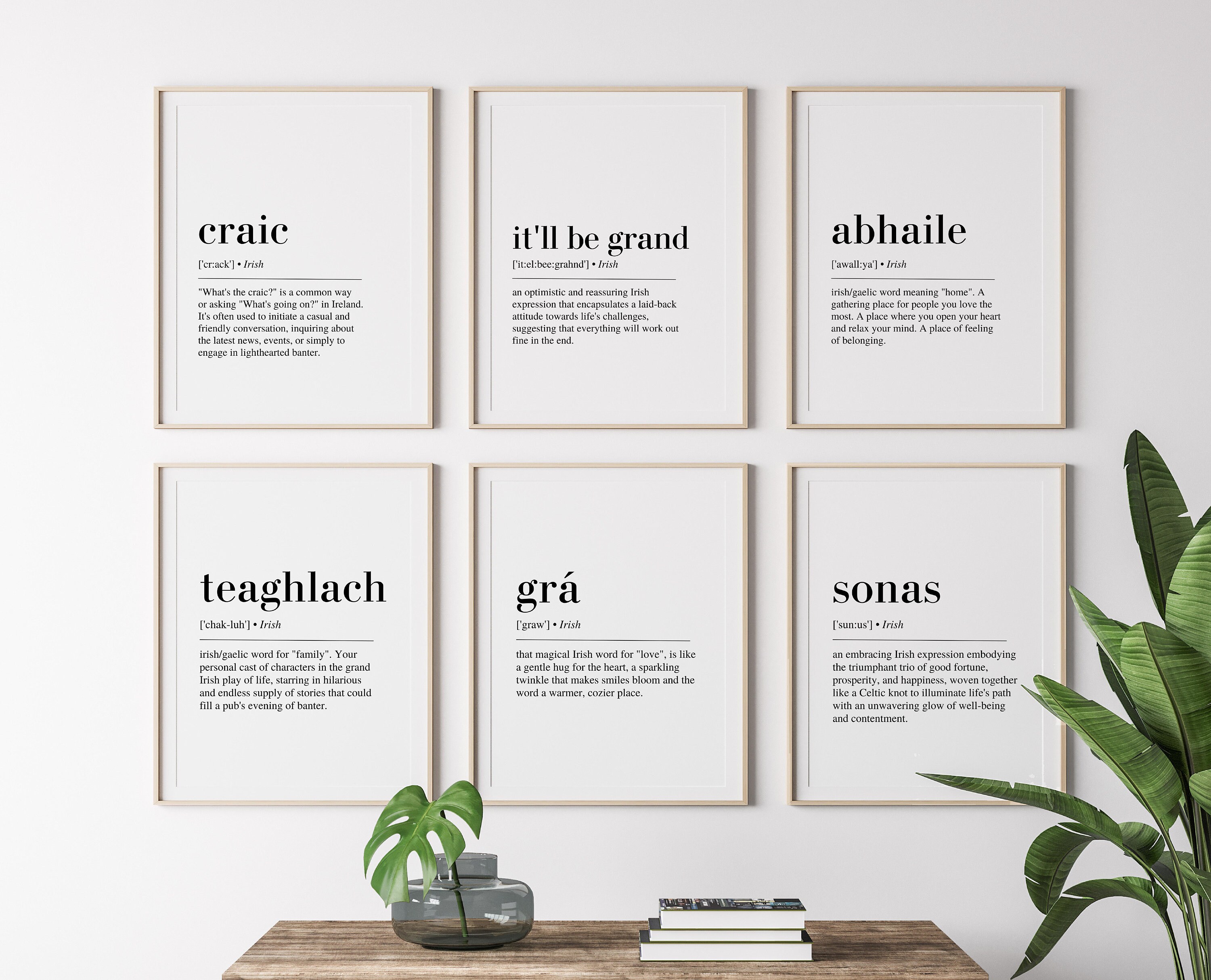 Abhaile, It'll Be Grand, Irish Print, Irish Home Decor, Ireland Print ...
