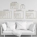 Horizontal Wall Art Size Guide, Standard Frame Sizes Guide, Living Room ...