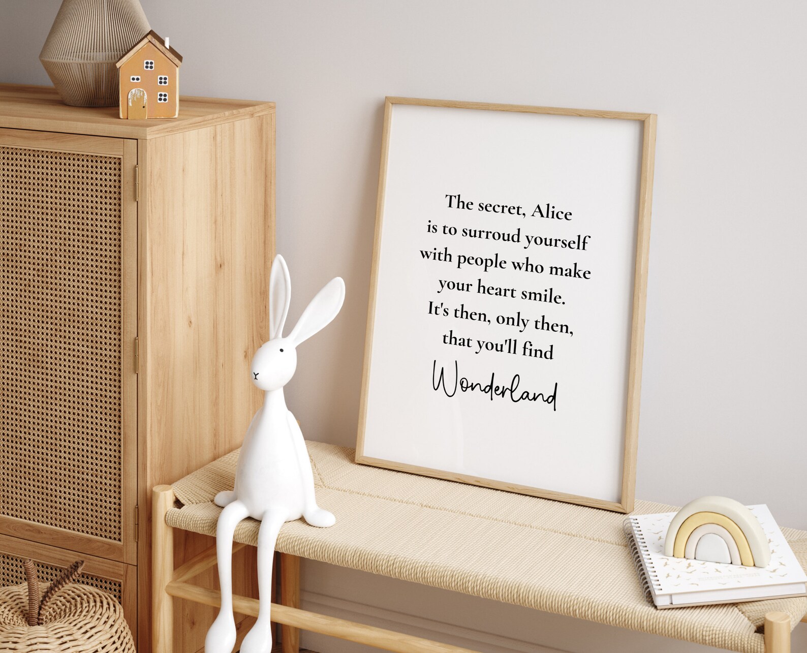 Alice in Wonderland Print the Secret Alice Lewis Carroll - Etsy