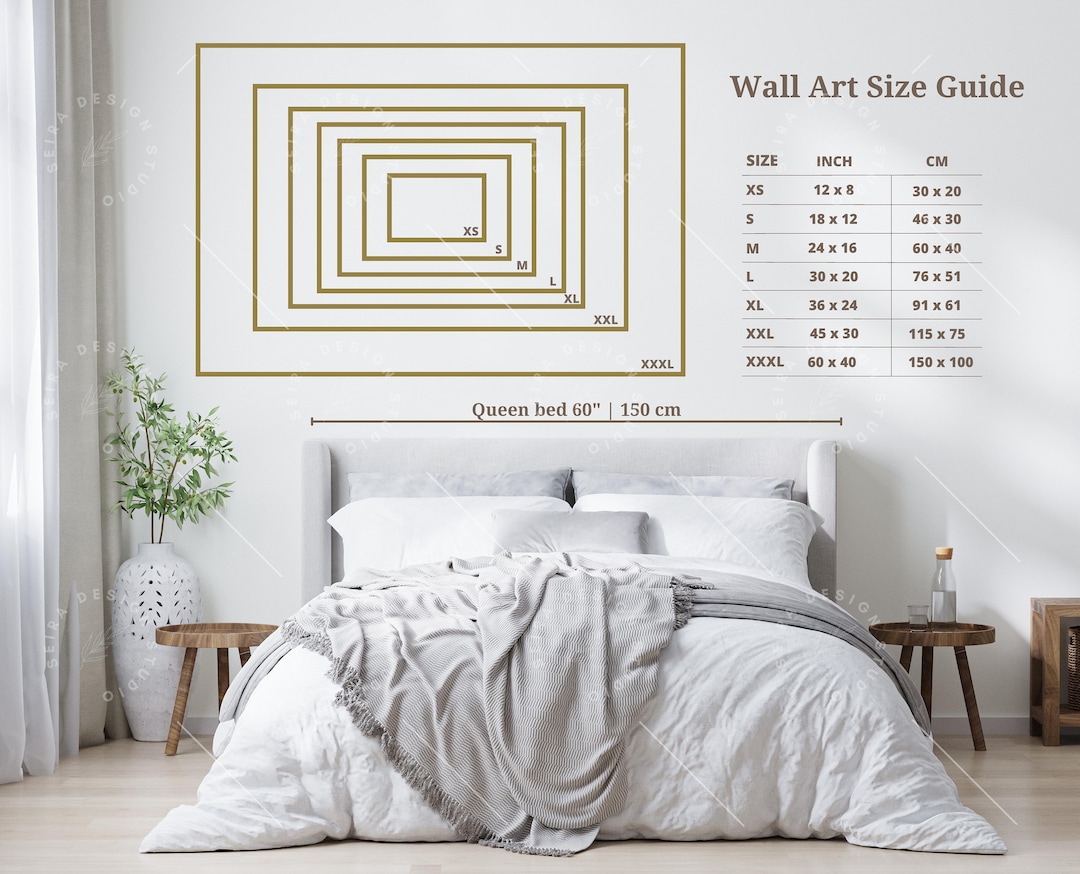 Big Sizes_wall Art Size Guide, Frame Size Guide, Print Size Guide ...