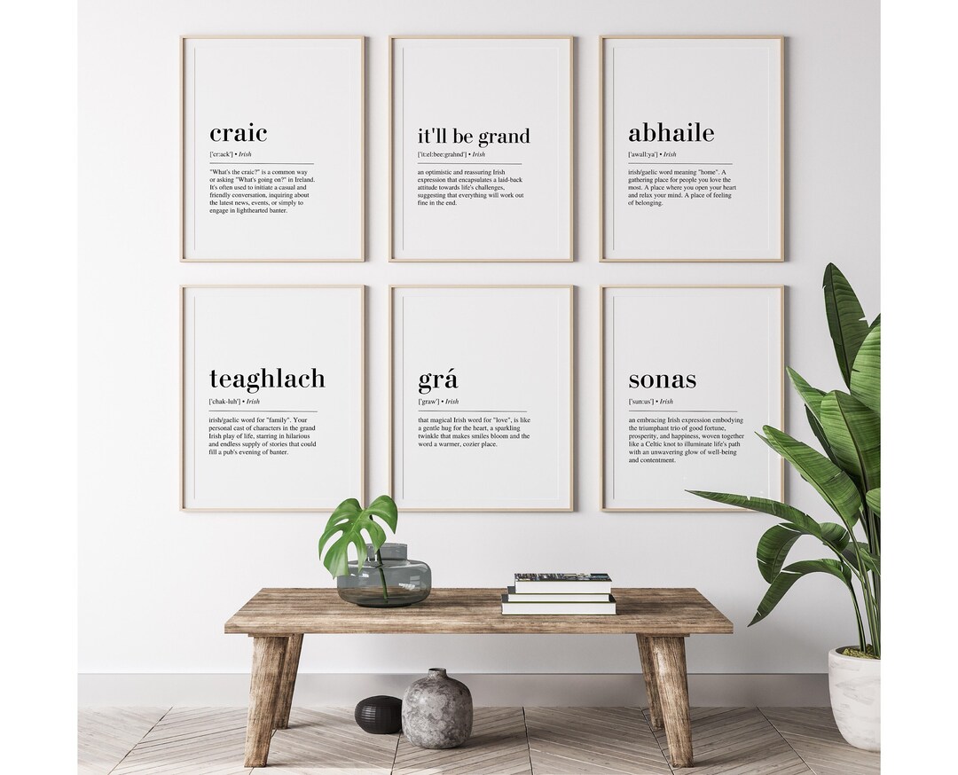 Abhaile, It'll Be Grand, Irish Print, Irish Home Decor, Ireland Print ...
