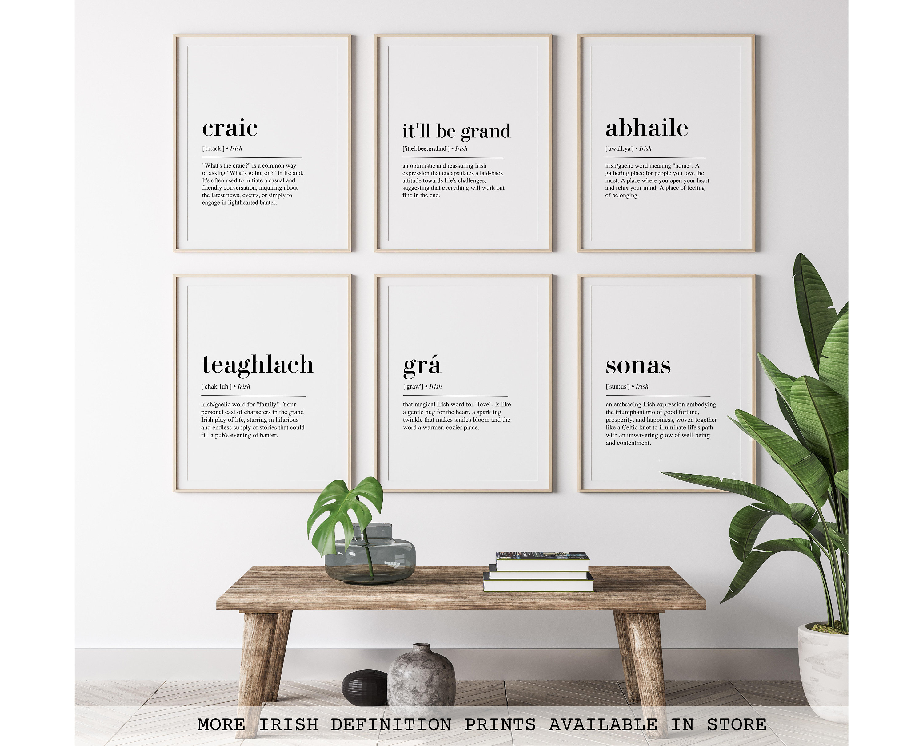 Múinteoir Definition Print, Irish Print, Irish Gift, Teacher Gift ...