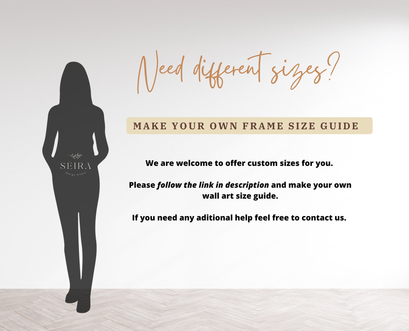 Landscape Wall Art Size Guide Standard Frame Sizes Guide - Etsy