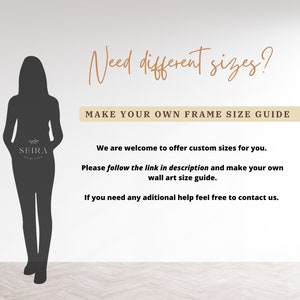 Landscape Wall Art Size Guide Standard Frame Sizes Guide - Etsy