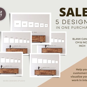 Wall Art Size Guide, Square Frame Sizes Guide, Canvas Size Guide ...