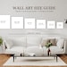 Wall Art Size Guide, Square Frame Sizes Guide, Canvas Size Guide ...
