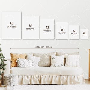 Wall Art Size Guide, Standard Frame Size Guide, Poster Sizes Guide ...