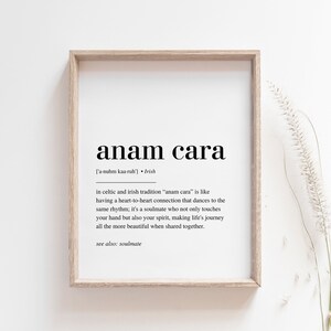 Irish Print, Anam Cara, Irish Home Decor, Ireland Print, Irish Wall Art ...