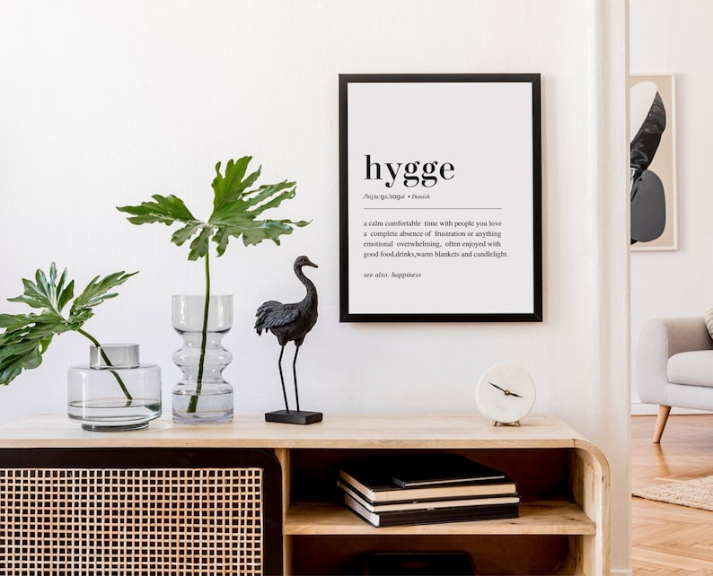 Hygge Definition Print Hygge Decor Hygge Print Scandinavian - Etsy