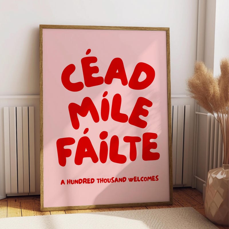 Cead Mile Failte - Etsy