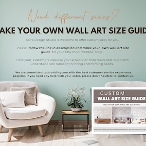 Wall Art Size Guide, Frame Size Guide, Print Size Guide, Comparison ...