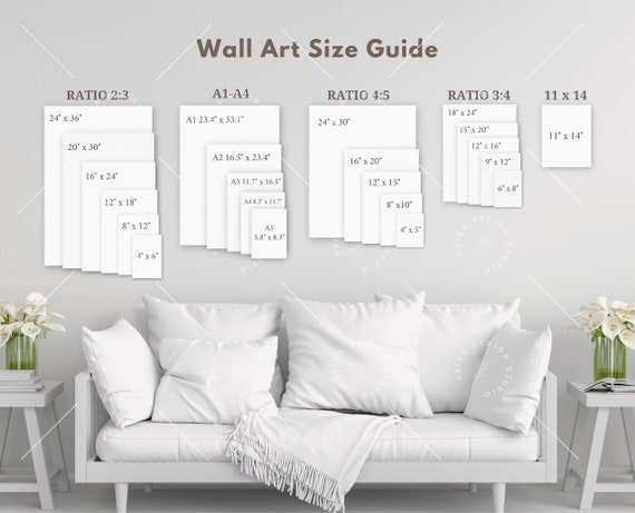 Staples Poster Size Chart
