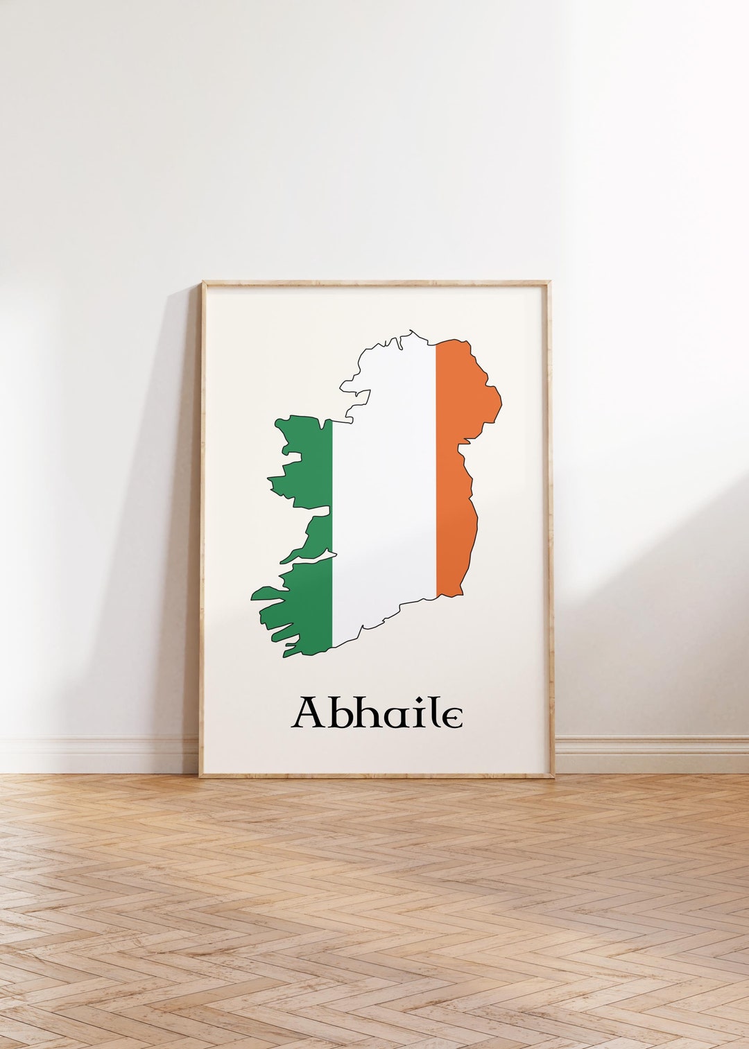 Ireland Map Print, Ireland Map Wall Art, Ireland Map Poster, Country ...