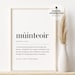 Múinteoir Definition Print, Irish Print, Irish Gift, Teacher Gift ...