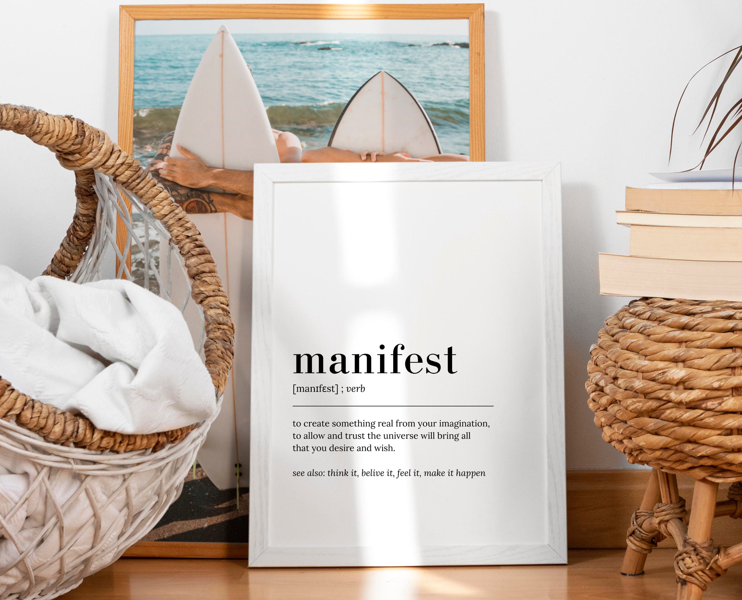 Manifest Definition Print, Manifest Print, Manifest Poster, Law of ...