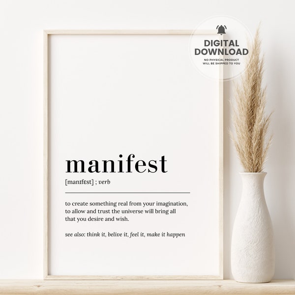 Manifest - Etsy