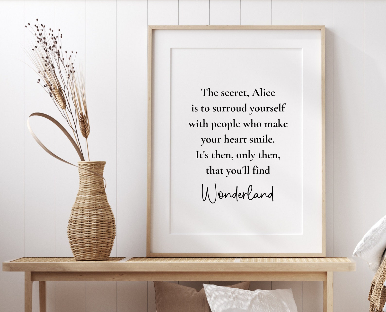 Alice in Wonderland Print the Secret Alice Lewis Carroll - Etsy