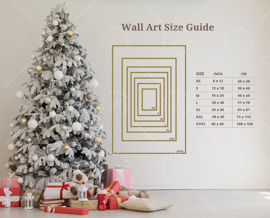Big Sizes_wall Art Size Guide, Frame Size Guide, Print Size Guide ...