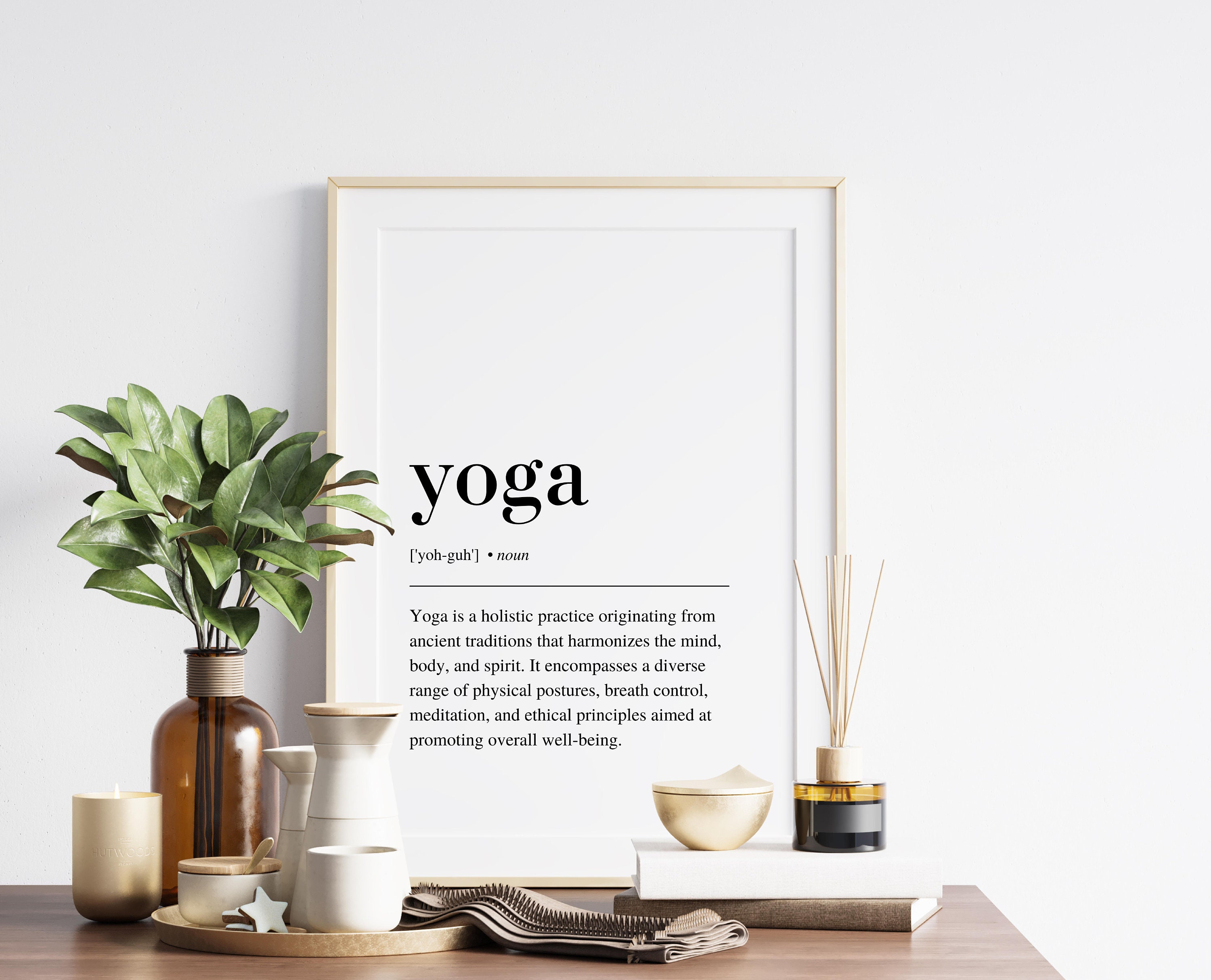 Yoga Definition Print, Yoga Zeichen, Yoga Printable, Yoga Poster, Yoga ...