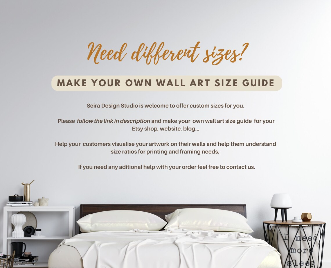 Wall Art Size Guide Frame Size Guide Poster Size Chart - Etsy Ireland