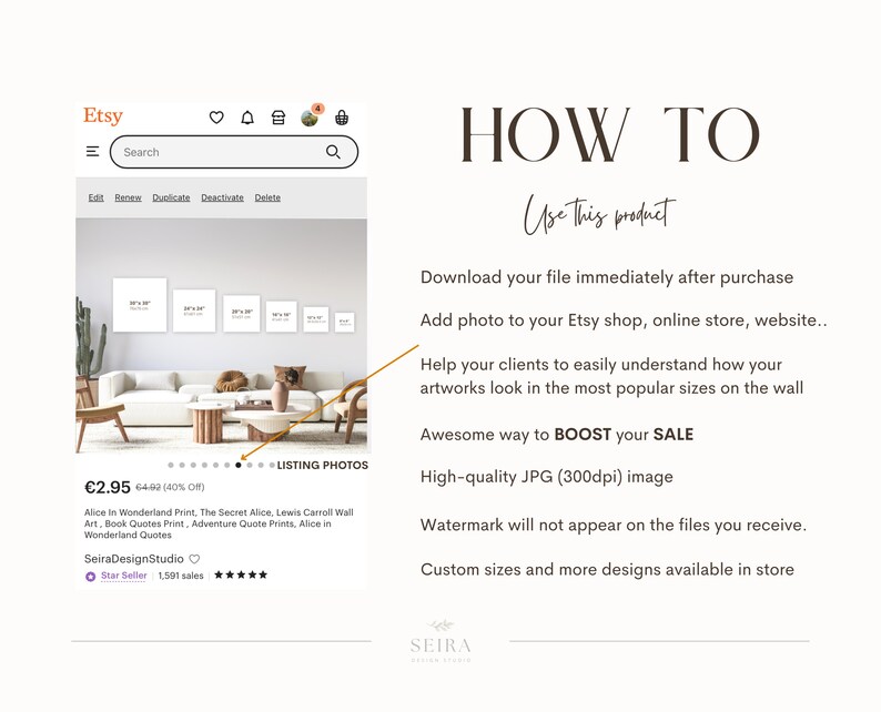 Wall Art Size Guide Square Frame Sizes Guide Canvas Size - Etsy Ireland